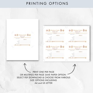 Christmas Cookie Bake off Score Card Template, Digital INSTANT DOWNLOAD ...