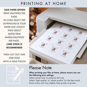 Christmas Thank You Gift Tag Printable Template, INSTANT DOWNLOAD ...