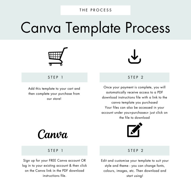 Printable Church Wedding Folded Program Canva Template, INSTANT ...