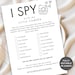 Printable Wedding I Spy With My Little Camera Game, INSTANT DOWNLOAD ...