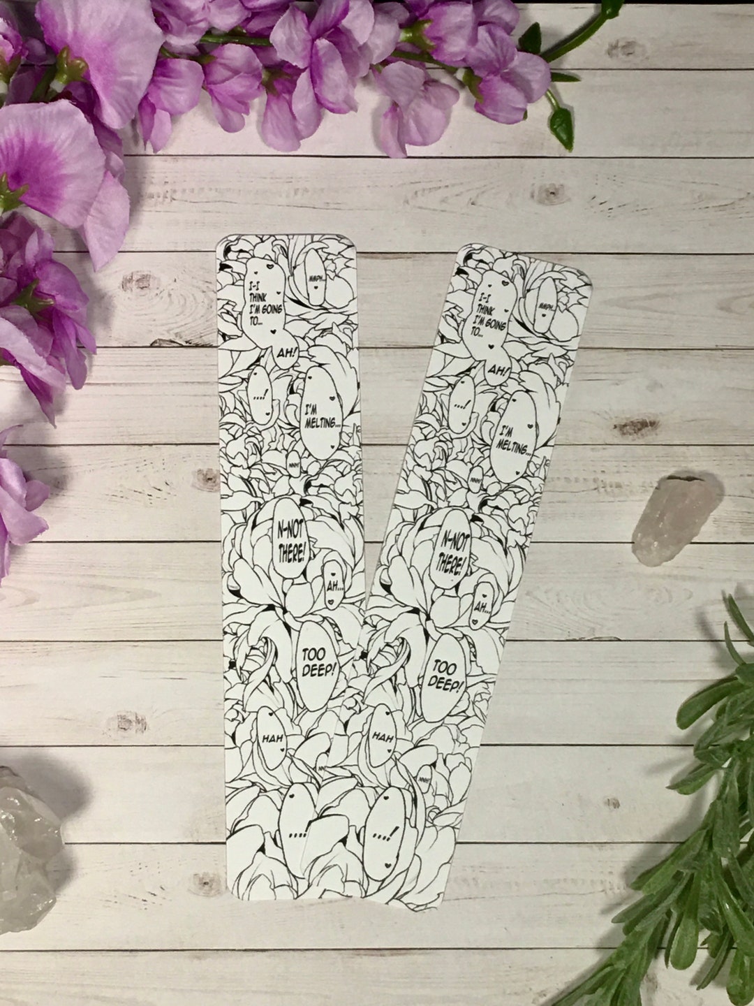 Bl Manga Bottom Bookmarks Lewd Anime Yaoi Bookmark - Etsy