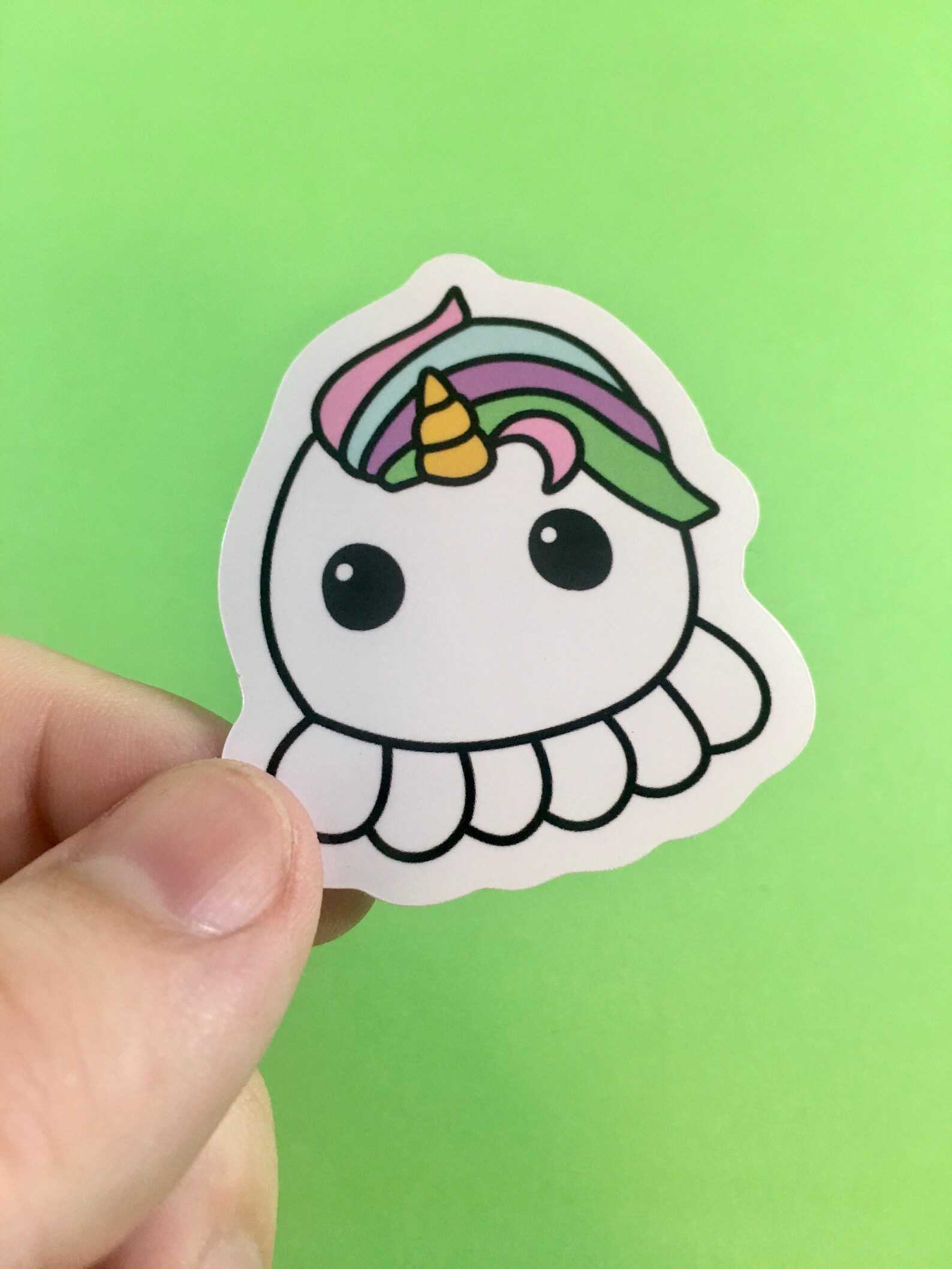 Octocorn Merch Vinyl Sticker Waterbottle Sticker Cute - Etsy