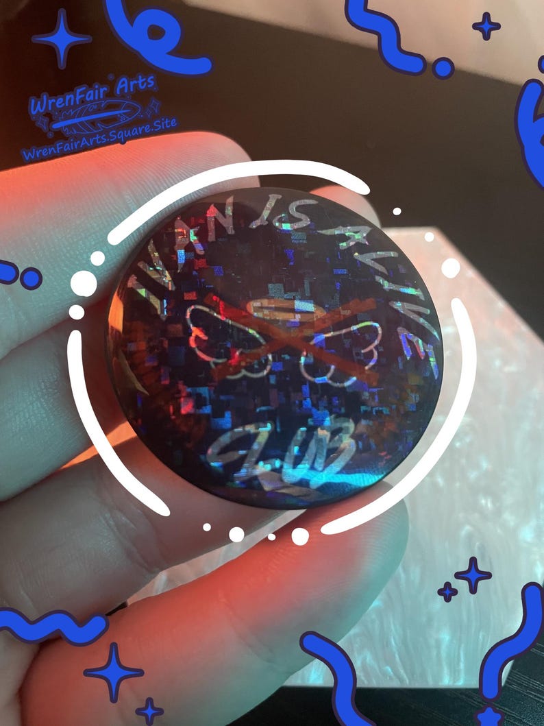 Ivan is Alive Club Holographic Round Pin - B Grade! | Pinback Button ...