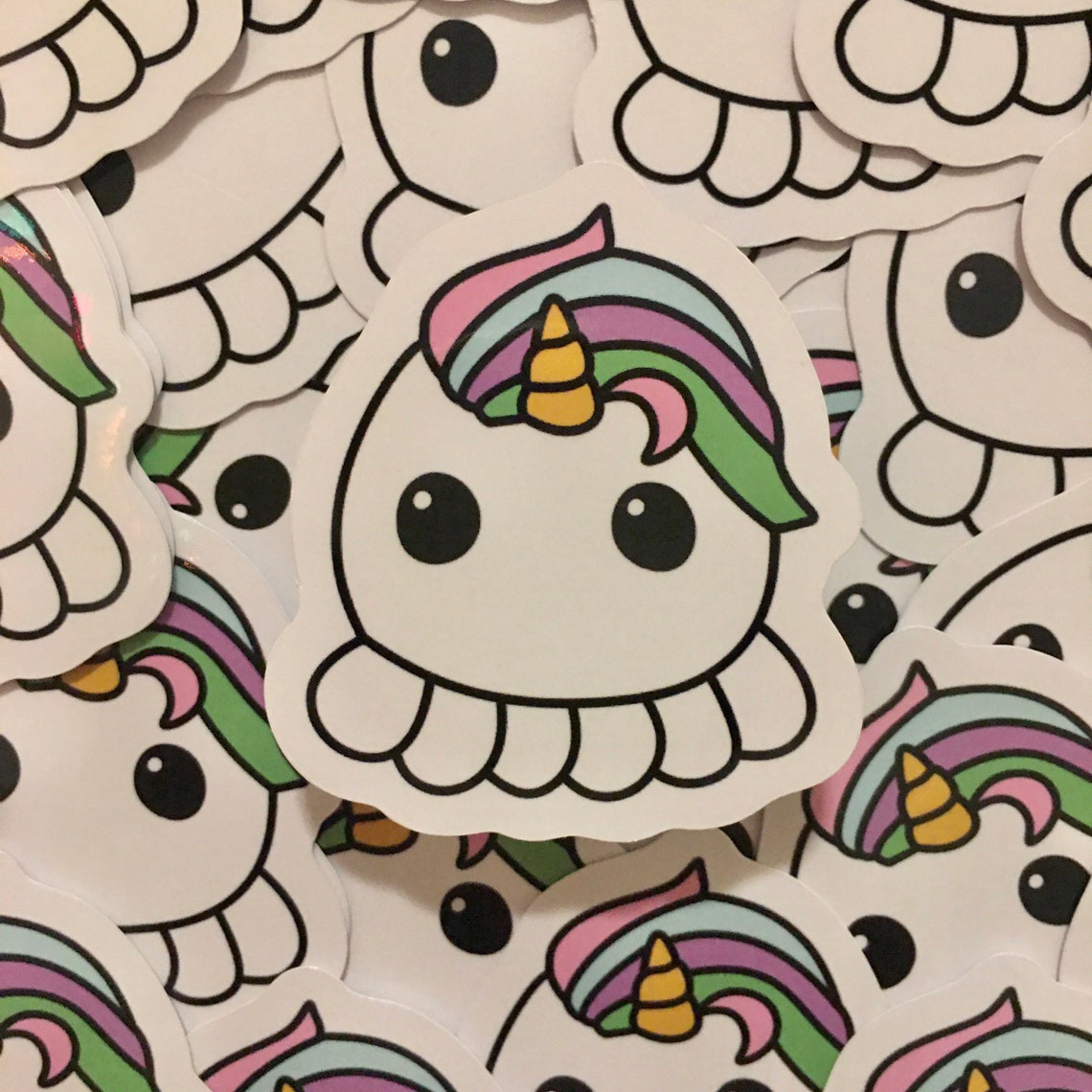 Octocorn Merch Vinyl Sticker Waterbottle Sticker Cute - Etsy