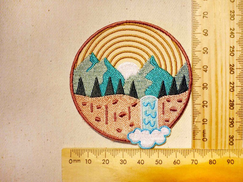 Mountain View Patch - Nature Patch - Outdoors Patch - Hiking Patch ...