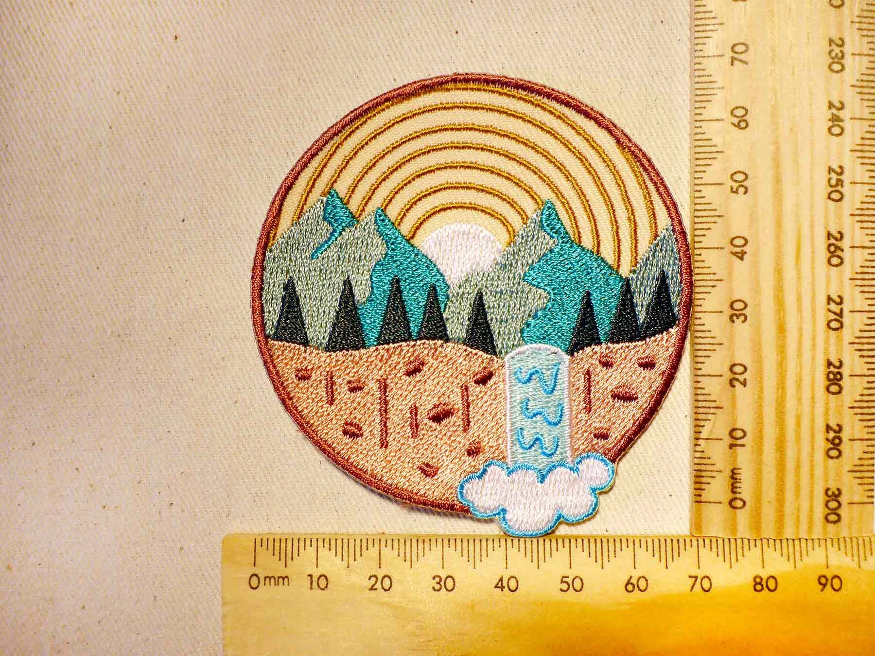 Mountain View Patch - Nature Patch - Outdoors Patch - Hiking Patch ...