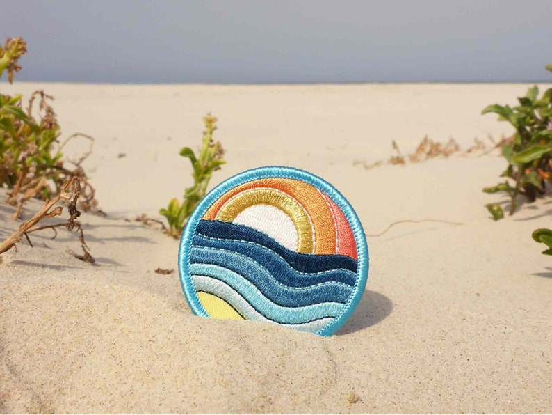 Sunset Patch Sunrise Patch Ocean Patch Beach Patch - Etsy Australia