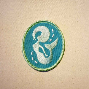 Mermaid Splash Patch - Ocean Patch - Marine Patch - Turquoise Patch ...