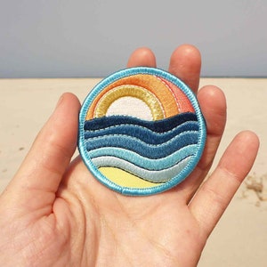 Sunset Patch - Sunrise Patch - Ocean Patch - Beach Patch - Wave Patch ...