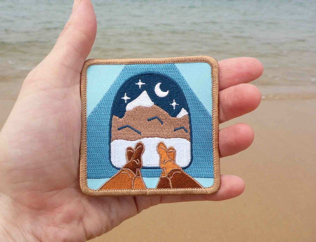 Snow Tent Patch - Friendship Patch - Camping Patch - Outdoors Patch ...