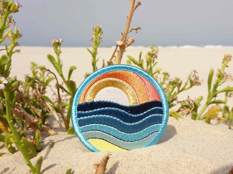 Sunset Patch Sunrise Patch Ocean Patch Beach Patch | Etsy Australia
