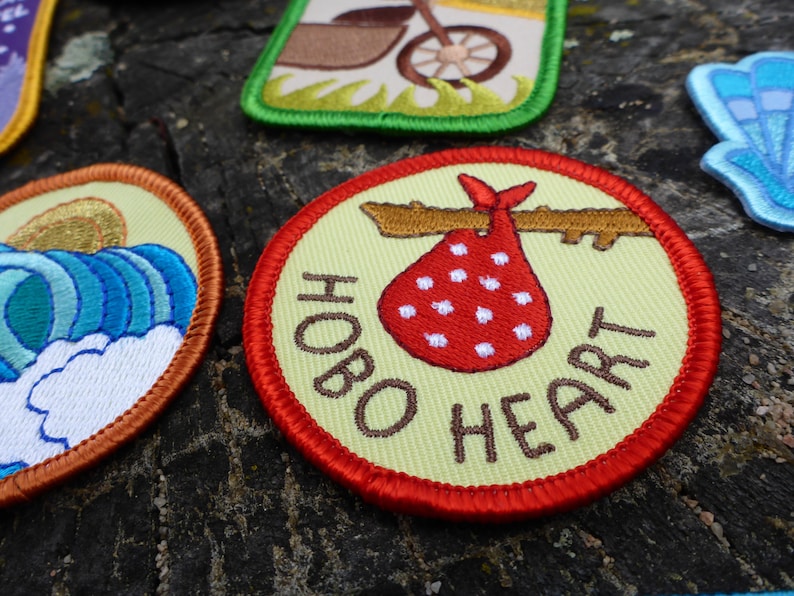 Hobo Heart Patch Gypsy Patch Wanderer Patch Drifter - Etsy UK