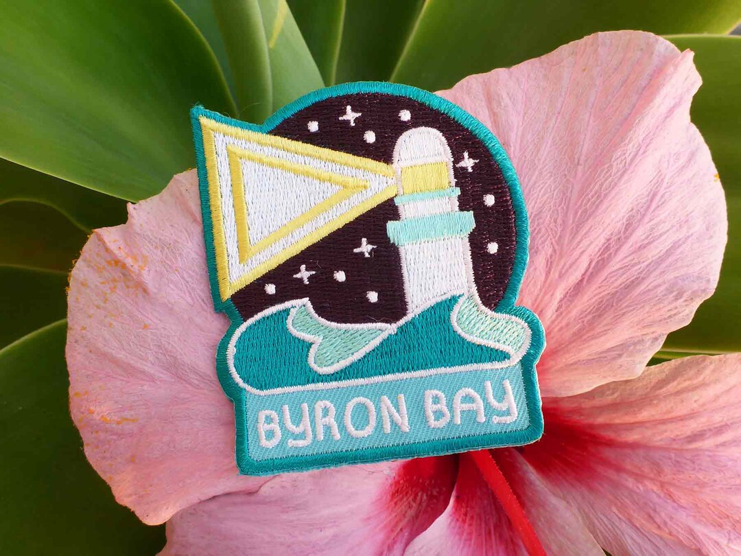 Byron Bay Lighthouse Patch – Embroidered Travel Souvenir - Etsy