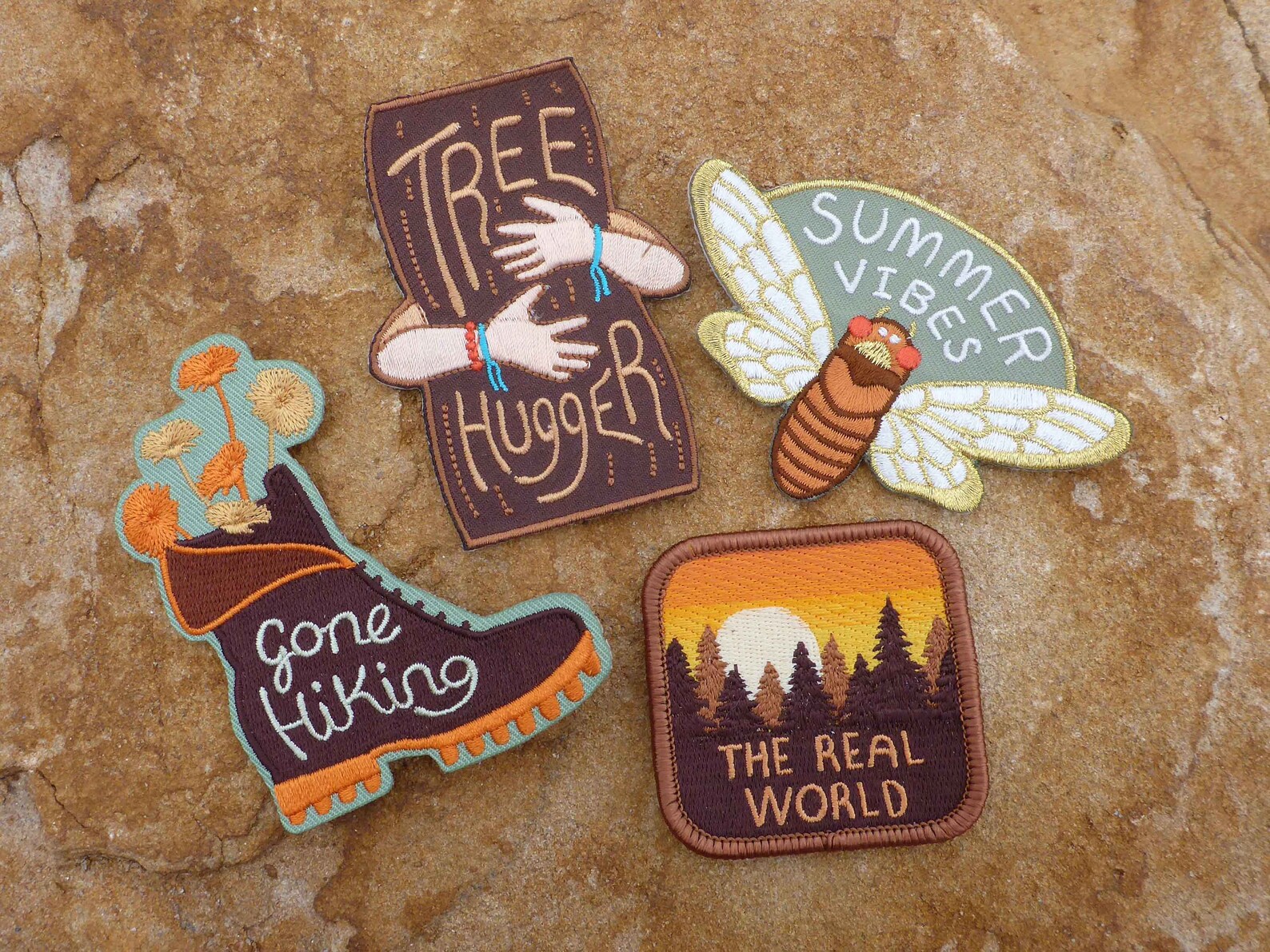 Nature Lover's Patch Batch - Cicada Patch - Tree Hugger Patch - Hiking ...