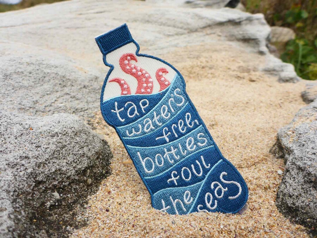 Choose Tap Water Patch - No Plastic Patch - Environmentalist Patch ...