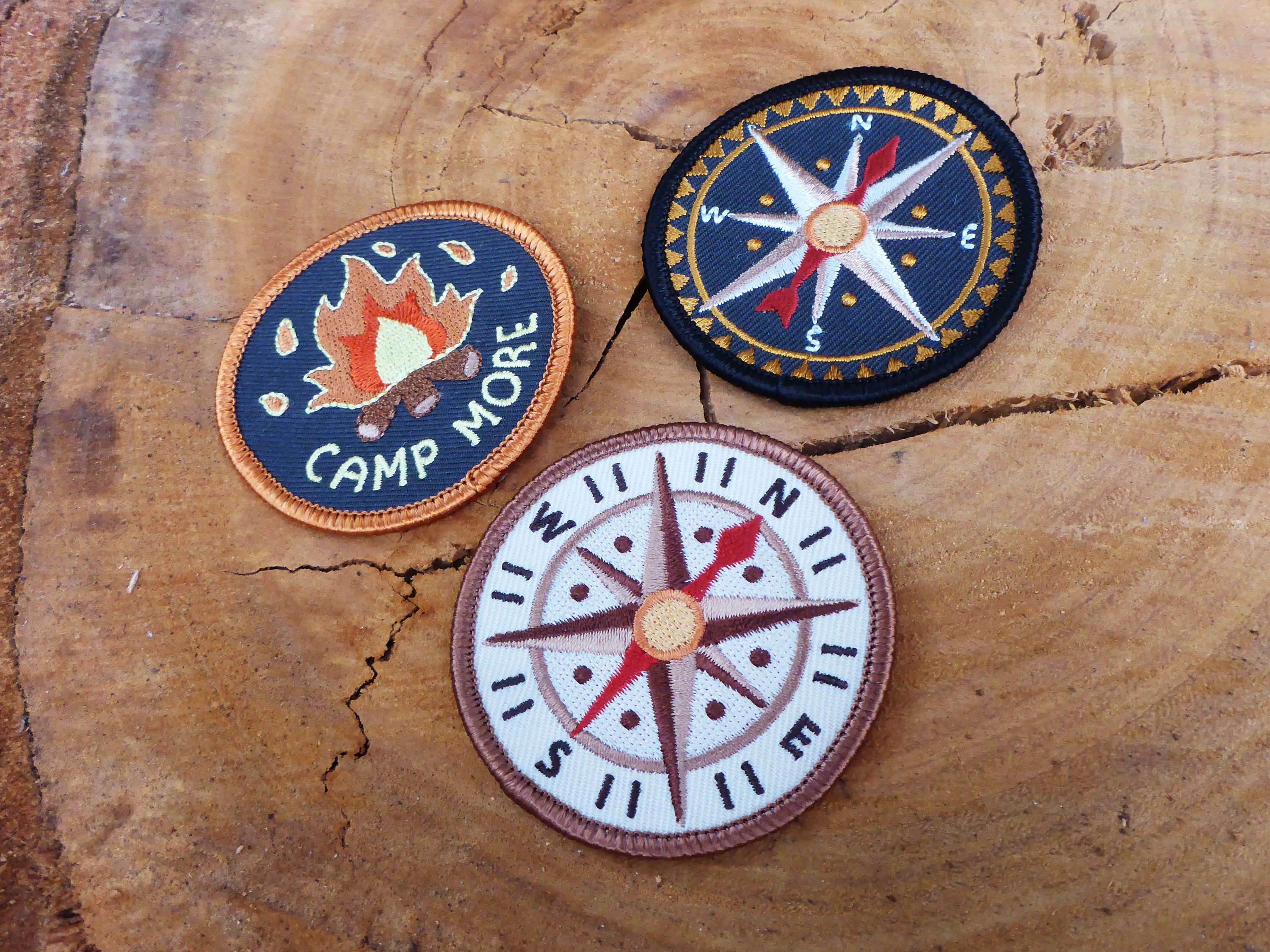 Scout Patch Batch Compass Patch Camping Patch Travel | Etsy
