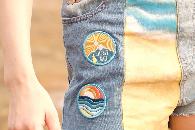 Sunset Patch Sunrise Patch Ocean Patch Beach Patch - Etsy Australia