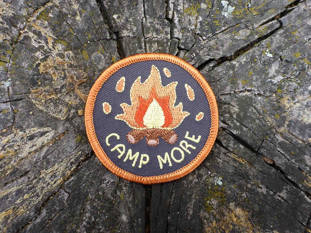 Camp More Patch - Camping Patch - Bonfire Patch - Adventure Patch ...