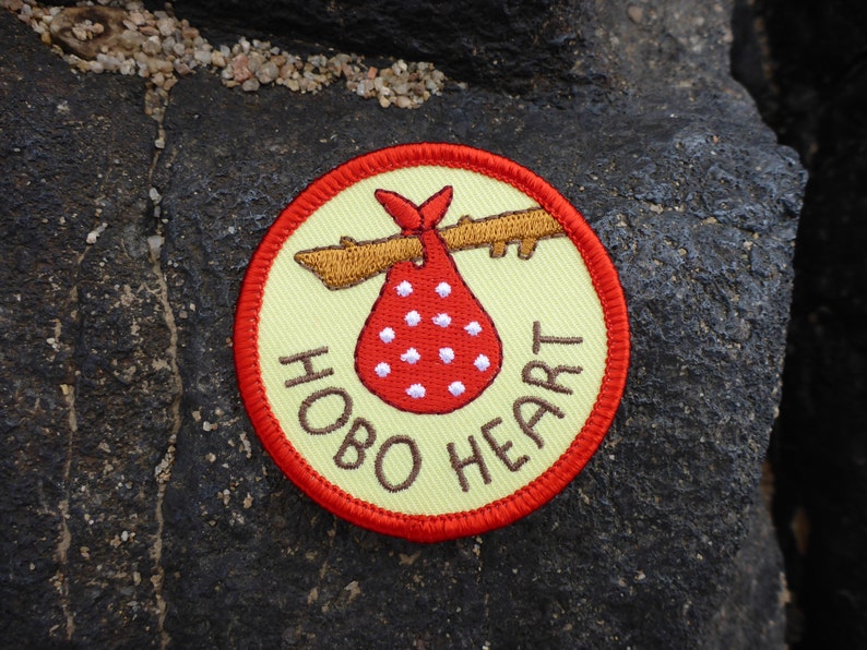 Hobo Heart Patch Gypsy Patch Wanderer Patch Drifter - Etsy UK