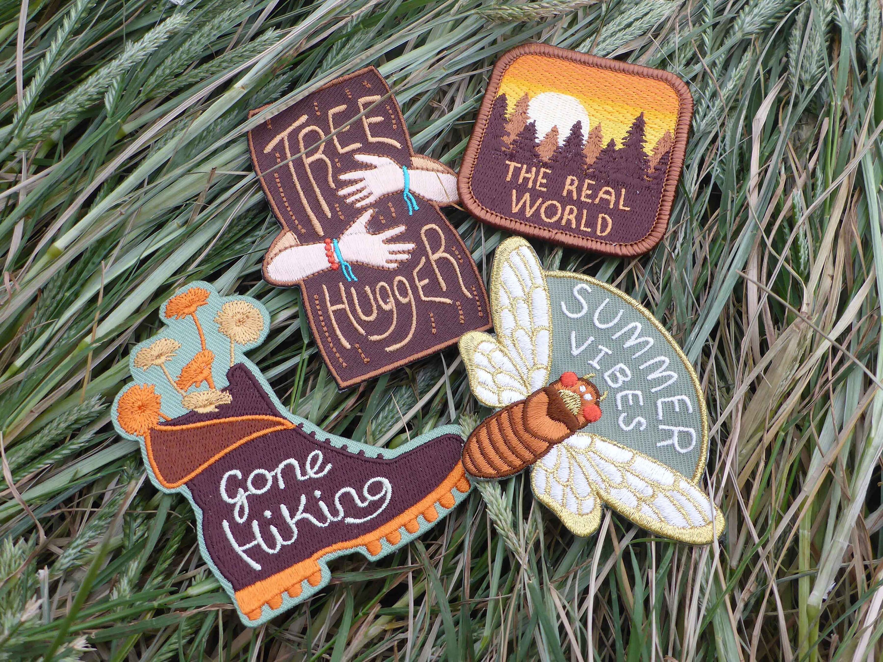 Nature Lover's Patch Batch - Cicada Patch - Tree Hugger Patch - Hiking ...