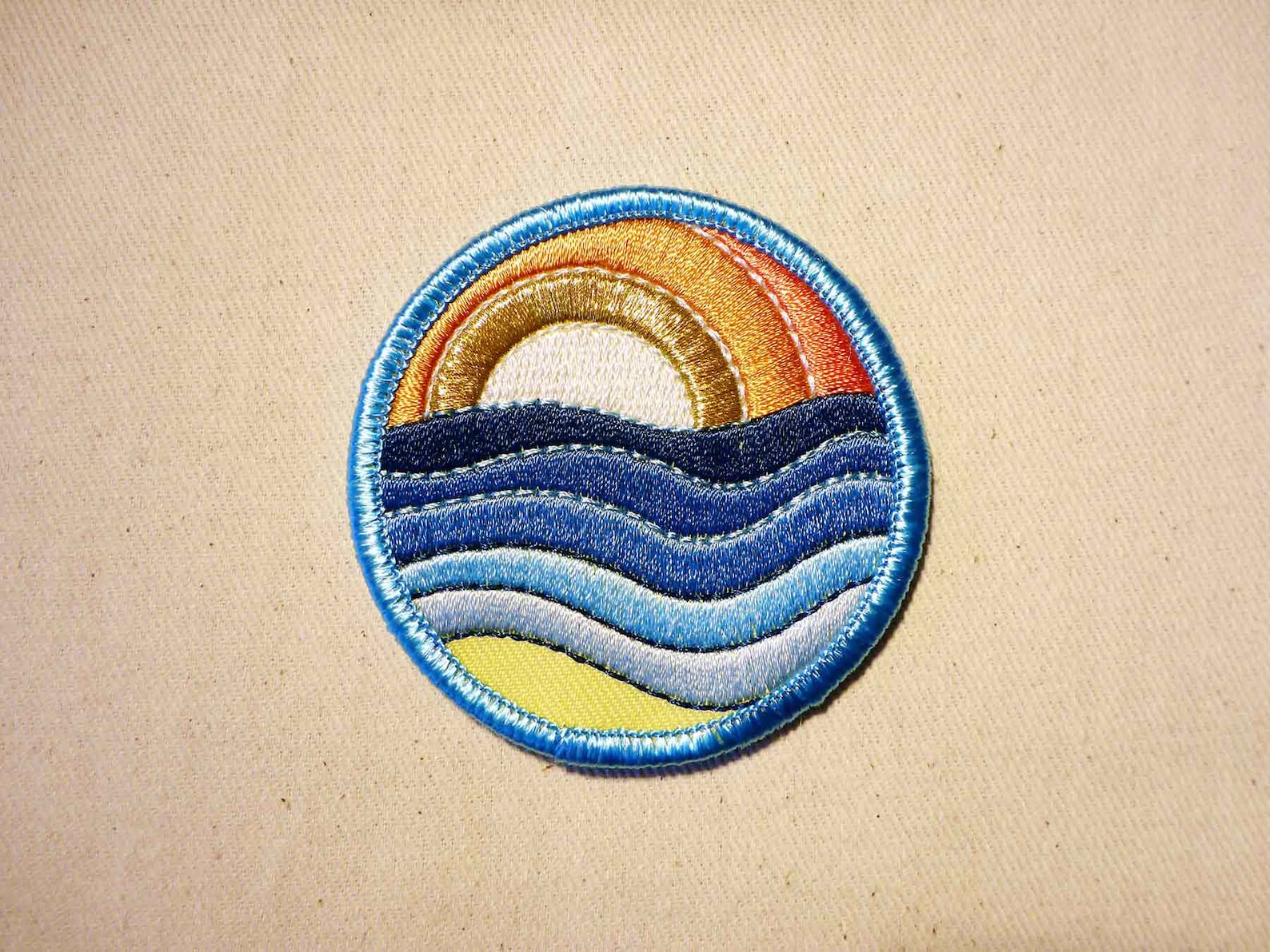 Sunset Patch Sunrise Patch Ocean Patch Beach Patch | Etsy