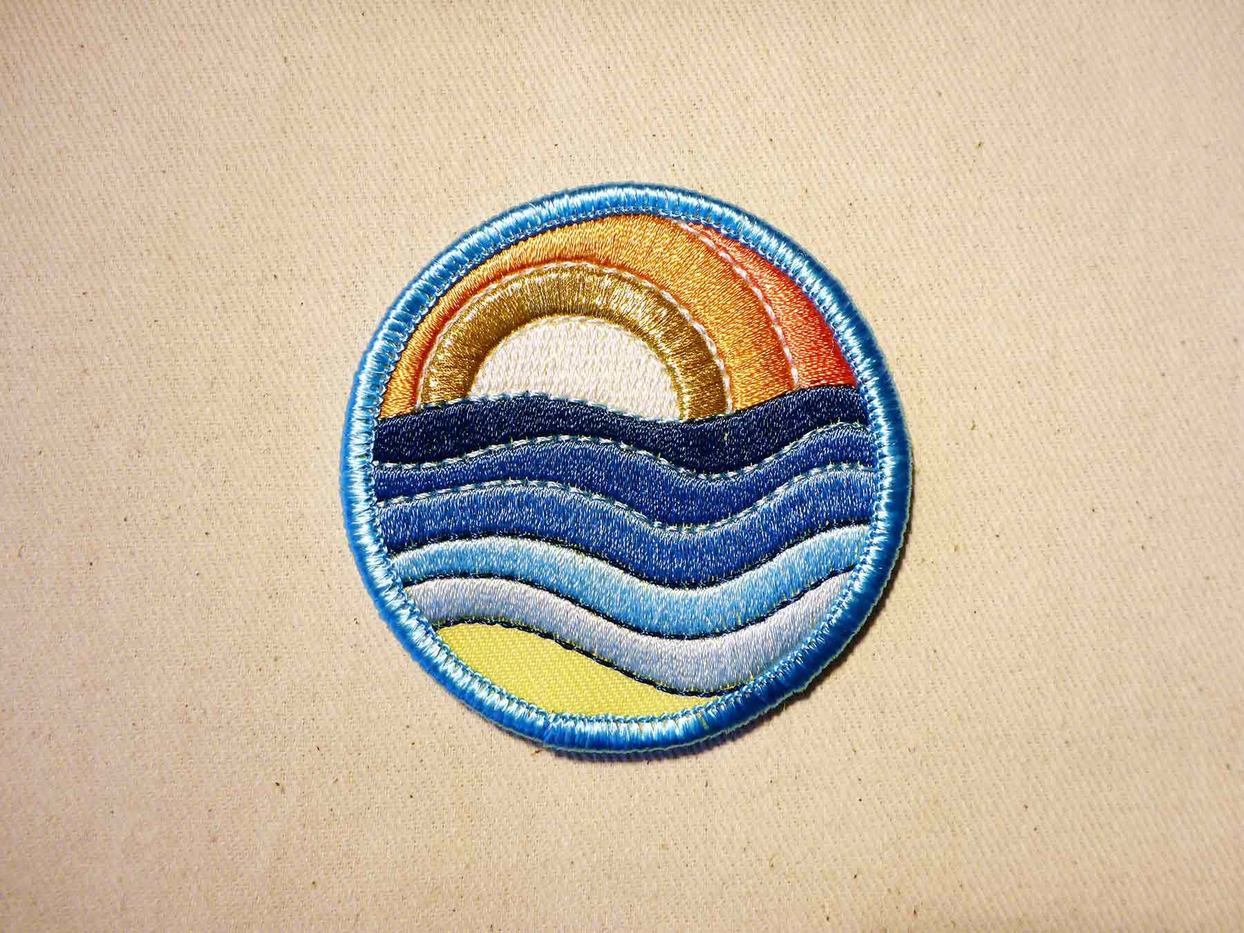 Sunset Patch Sunrise Patch Ocean Patch Beach Patch | Etsy