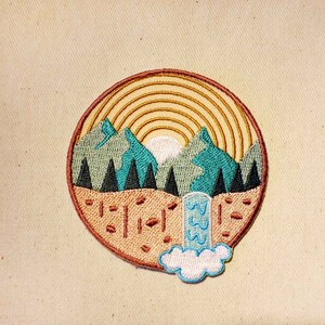Mountain View Patch - Nature Patch - Outdoors Patch - Hiking Patch ...