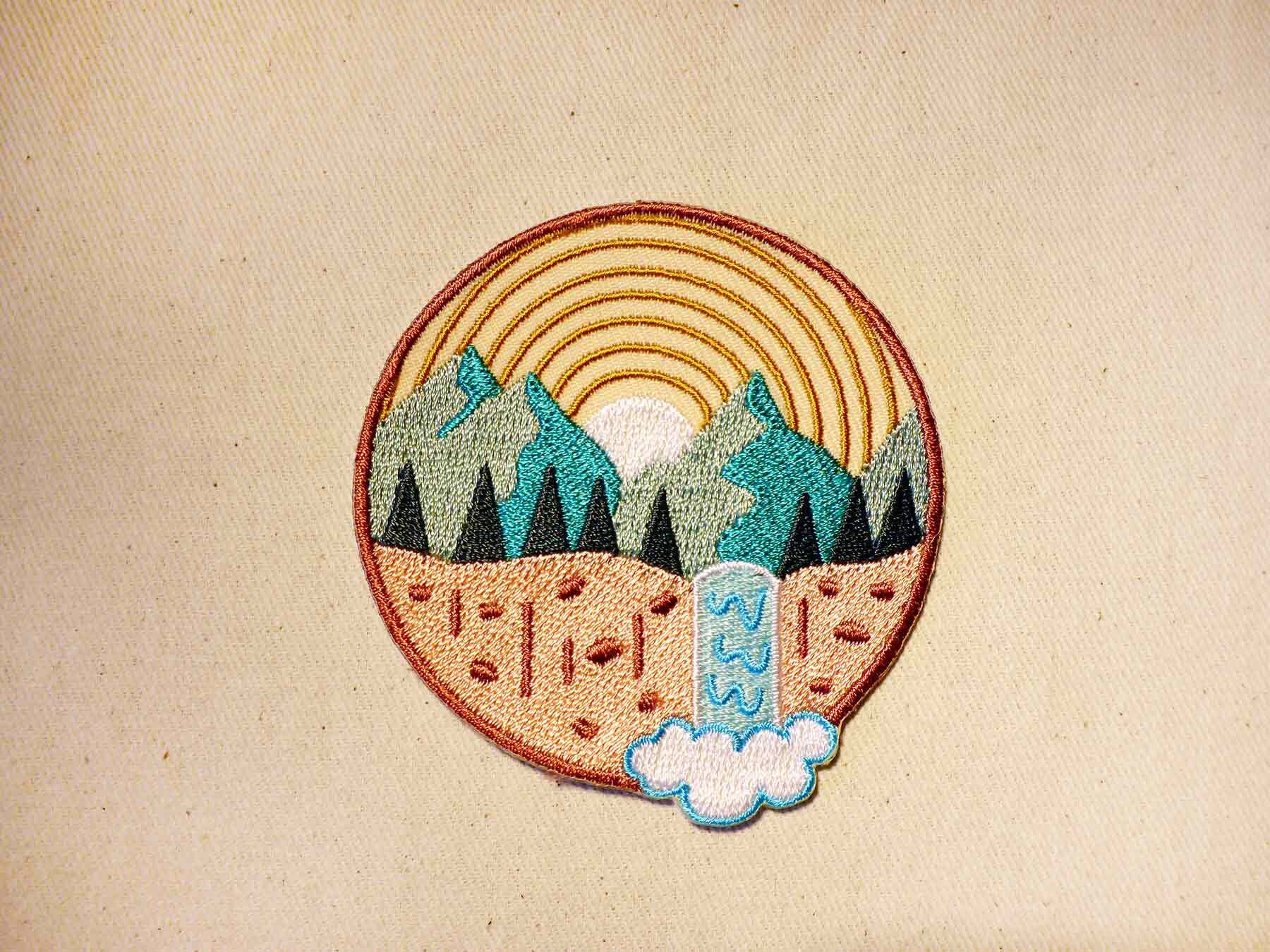 Mountain View Patch - Nature Patch - Outdoors Patch - Hiking Patch ...