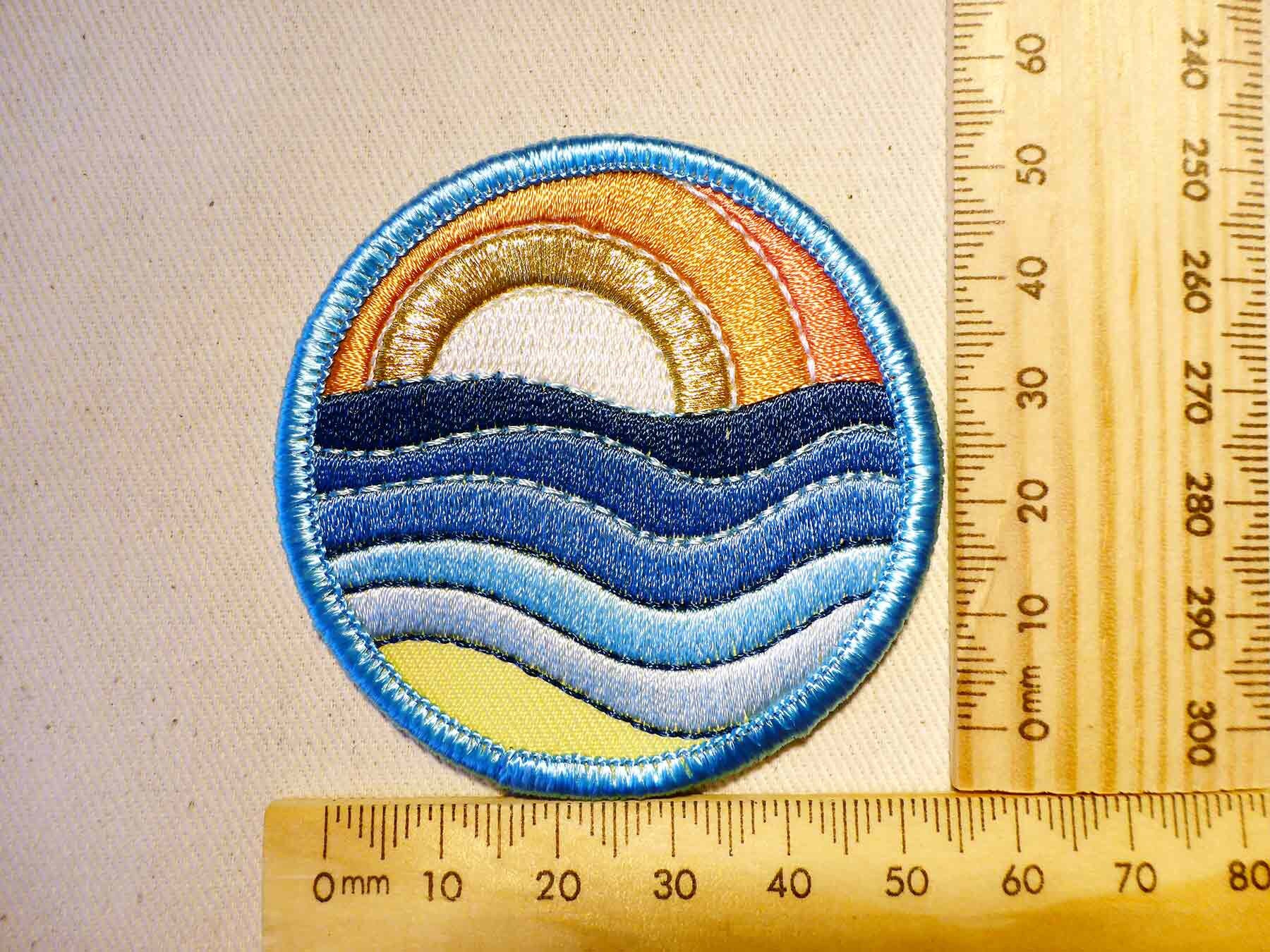 Sunset Patch Sunrise Patch Ocean Patch Beach Patch | Etsy