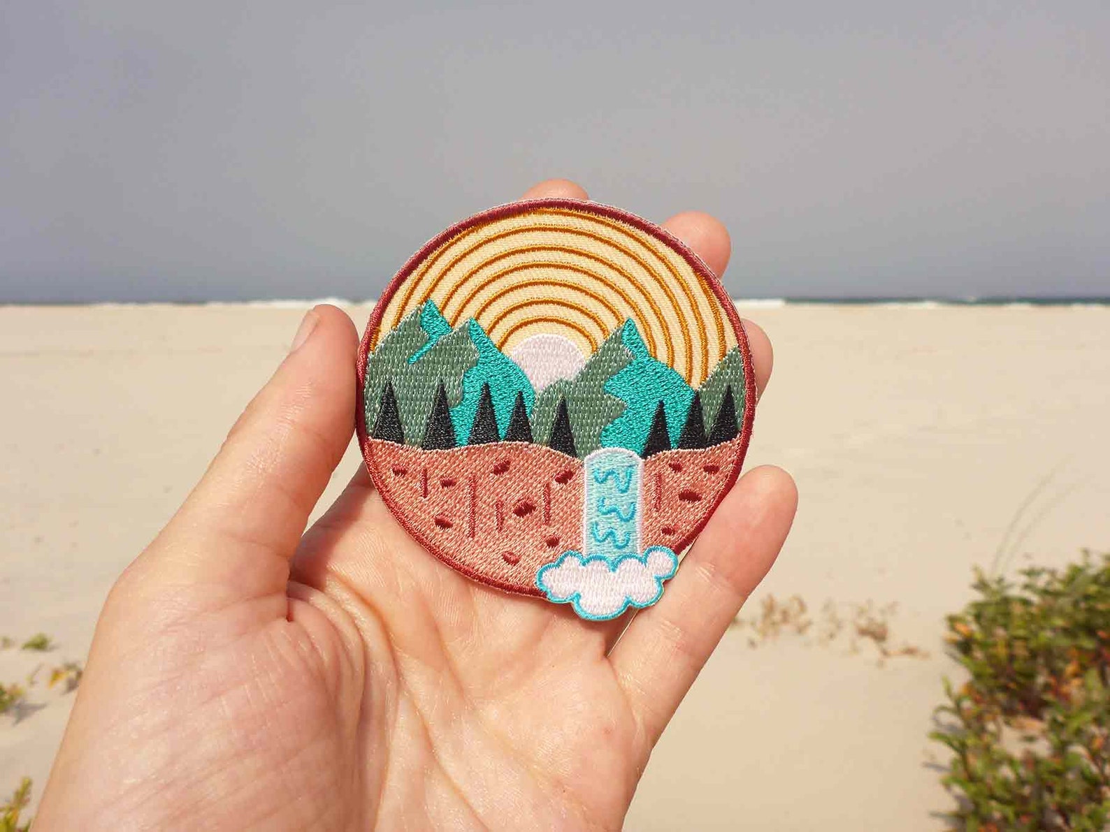 Mountain View Patch - Nature Patch - Outdoors Patch - Hiking Patch ...