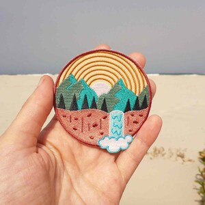 Mountain View Patch - Nature Patch - Outdoors Patch - Hiking Patch ...