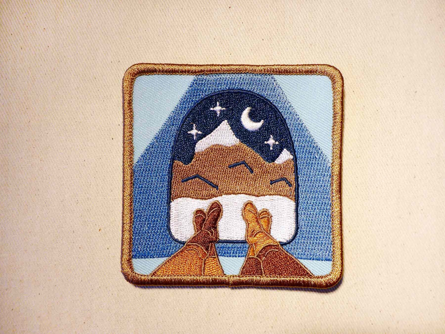 Snow Tent Patch Friendship Patch Camping Patch Outdoors | Etsy
