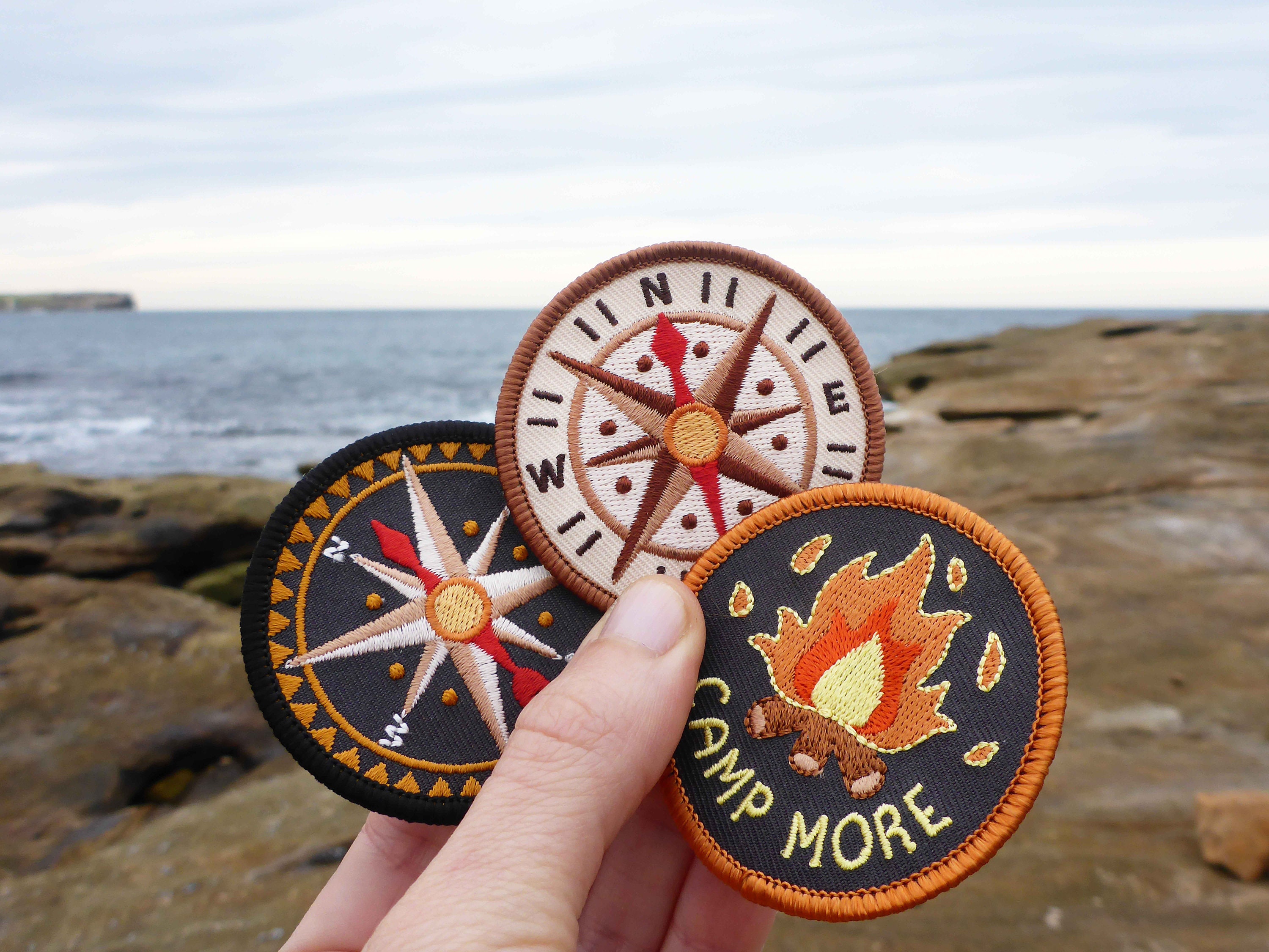 Scout Patch Batch Compass Patch Camping Patch Travel | Etsy