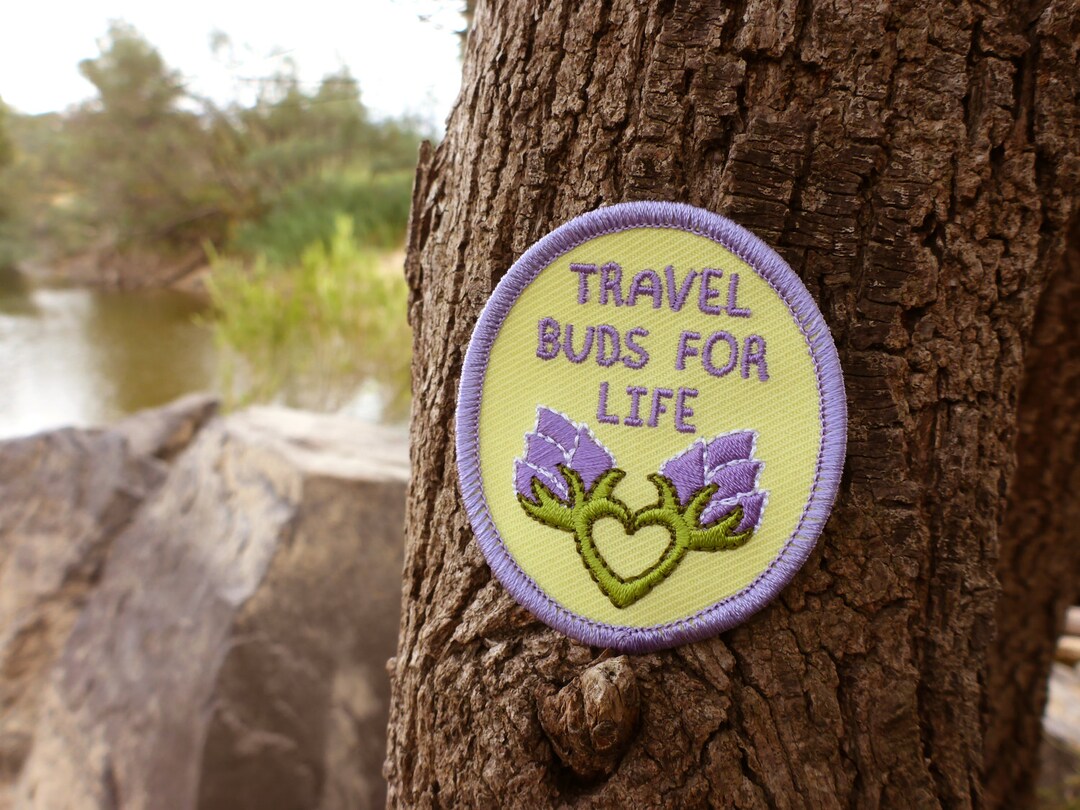 Travel Buds Patch - Friendship Patch - Buddy Patch - Amigo Patch ...