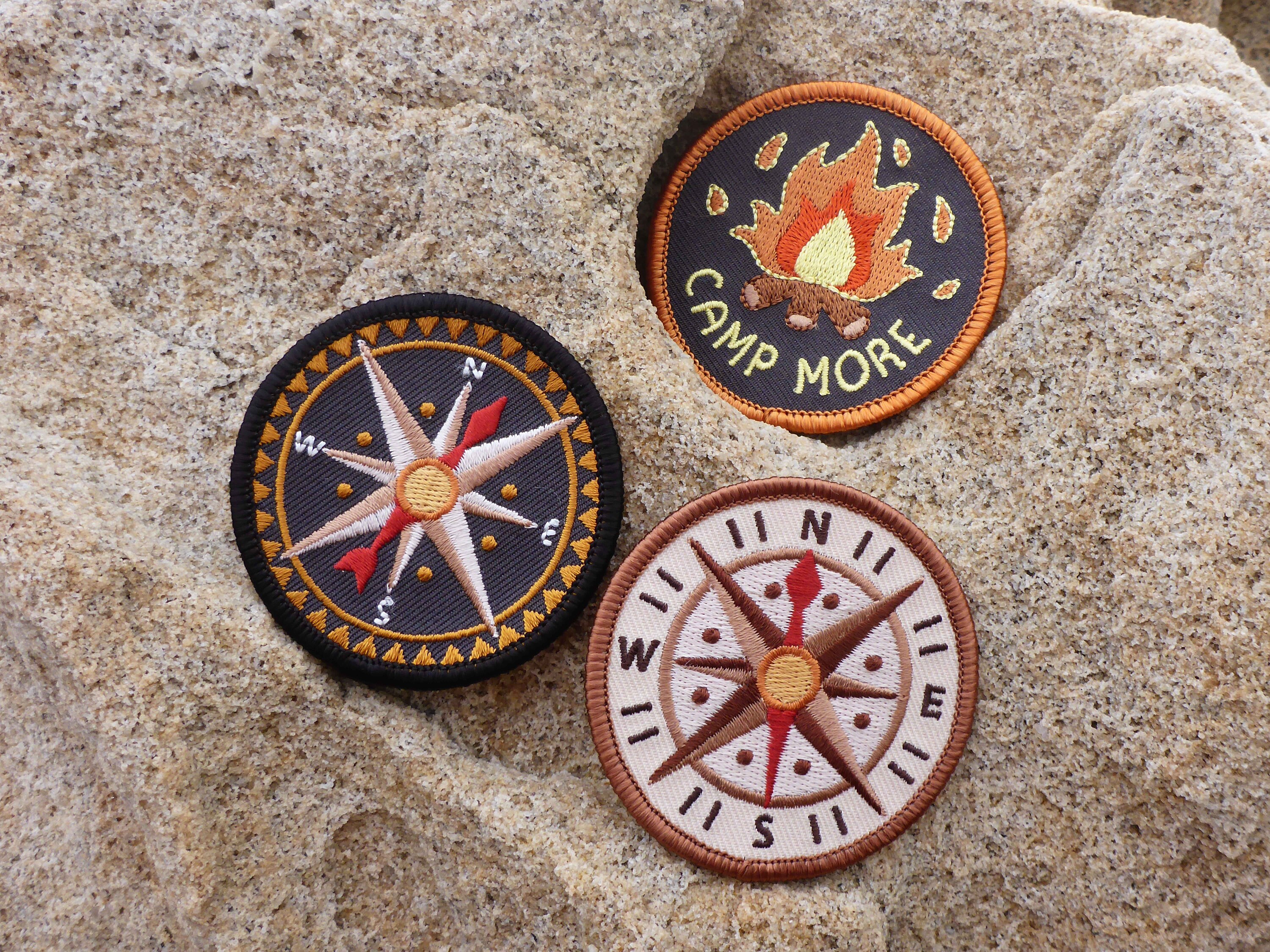 Scout Patch Batch Compass Patch Camping Patch Travel | Etsy