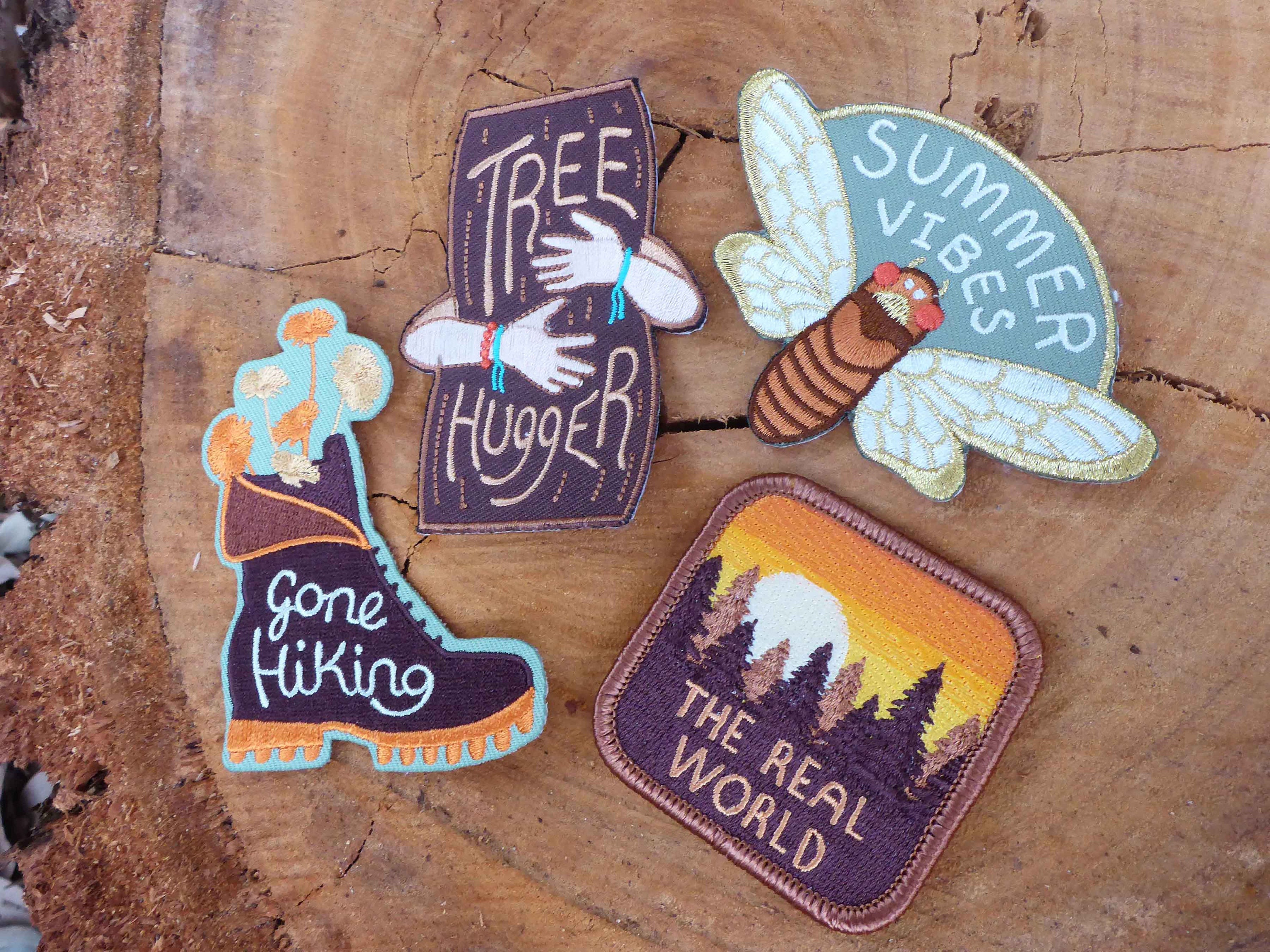 Nature Lover's Patch Batch - Cicada Patch - Tree Hugger Patch - Hiking ...