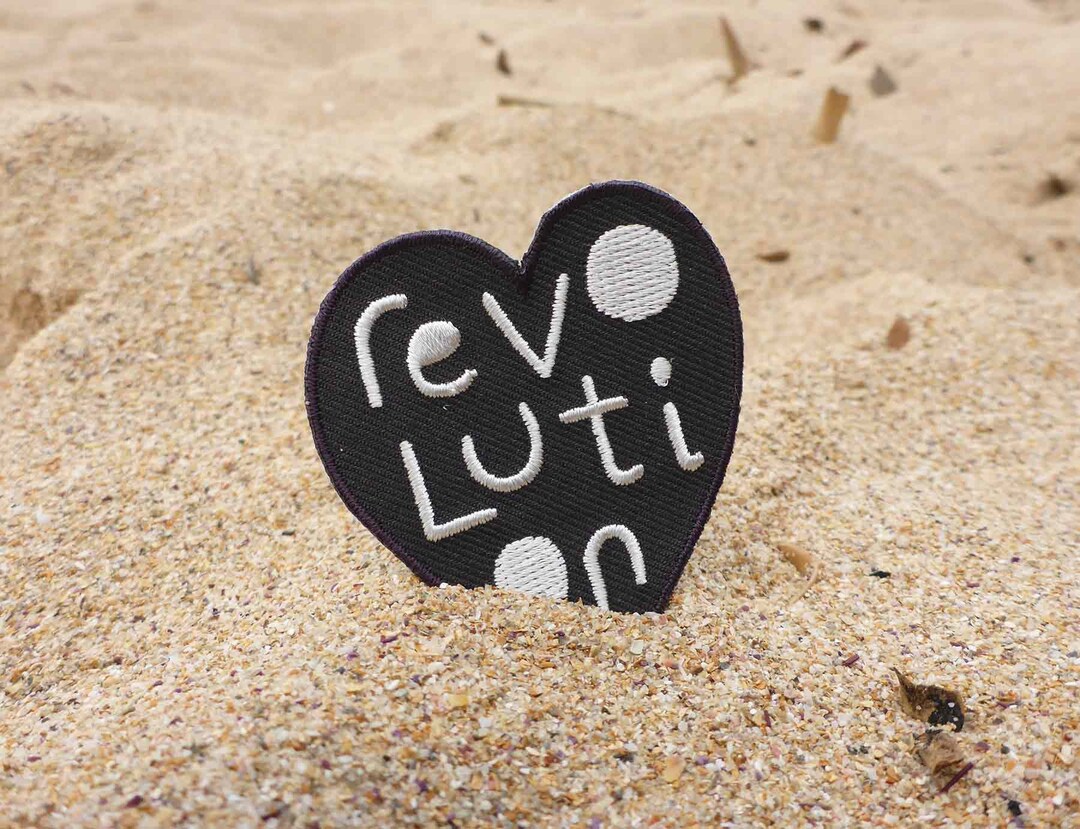 Revolution Patch - Activist Patch - Punk Patch - Freedom Patch - Heart ...