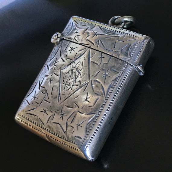 Silver Match Case