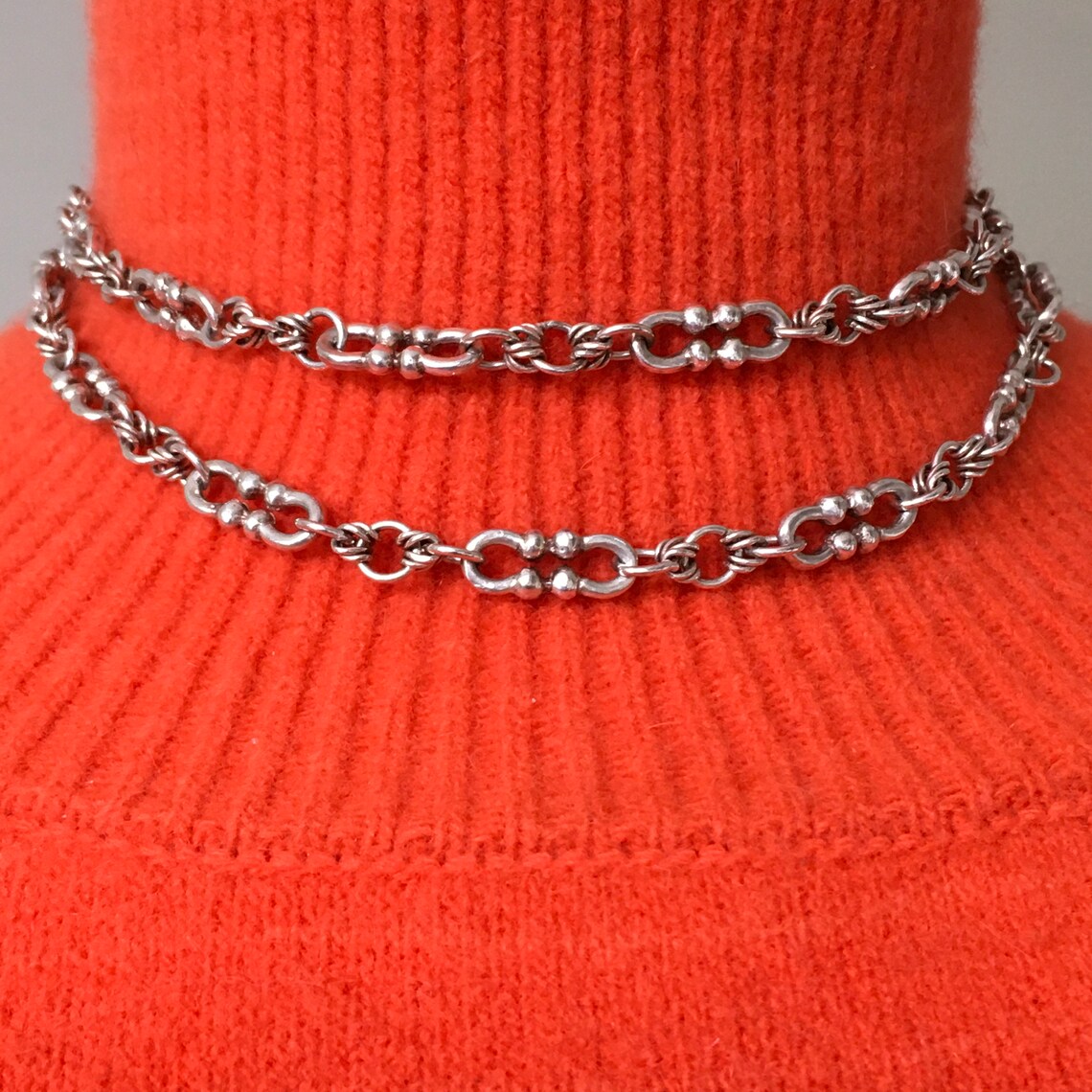 50g Solid Silver Chain Sterling Heavy Chain Long Silver | Etsy