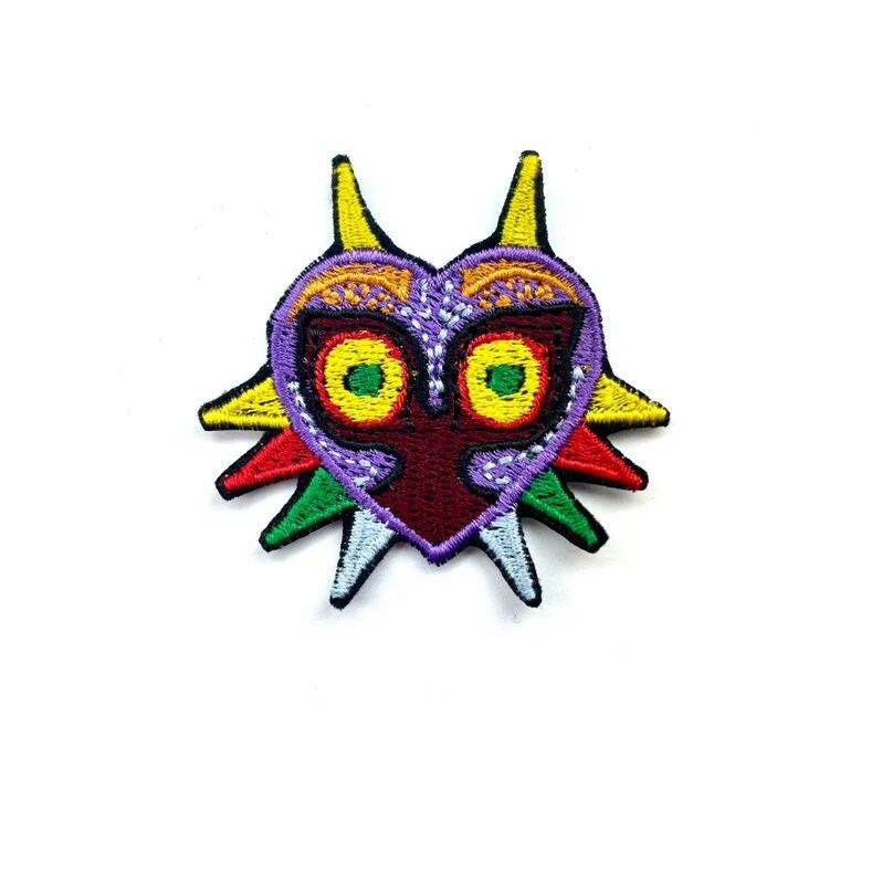 Colored Mask Iron-on Patch - Etsy