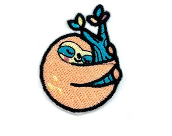 Iron on Sloth Patch - Etsy