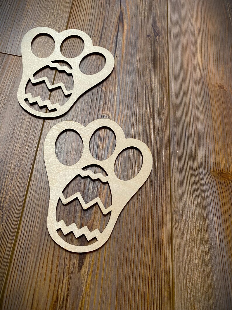 Easter Bunny Feet Stencils - Etsy