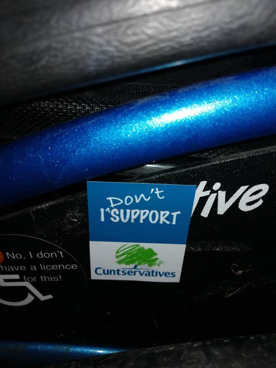 I Don't Support Cntservatives Sticker - Etsy UK