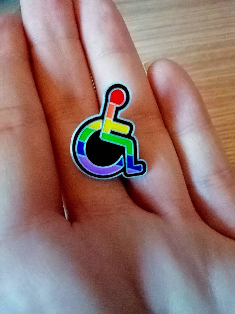 Disability Pride Enamel Pin - Etsy
