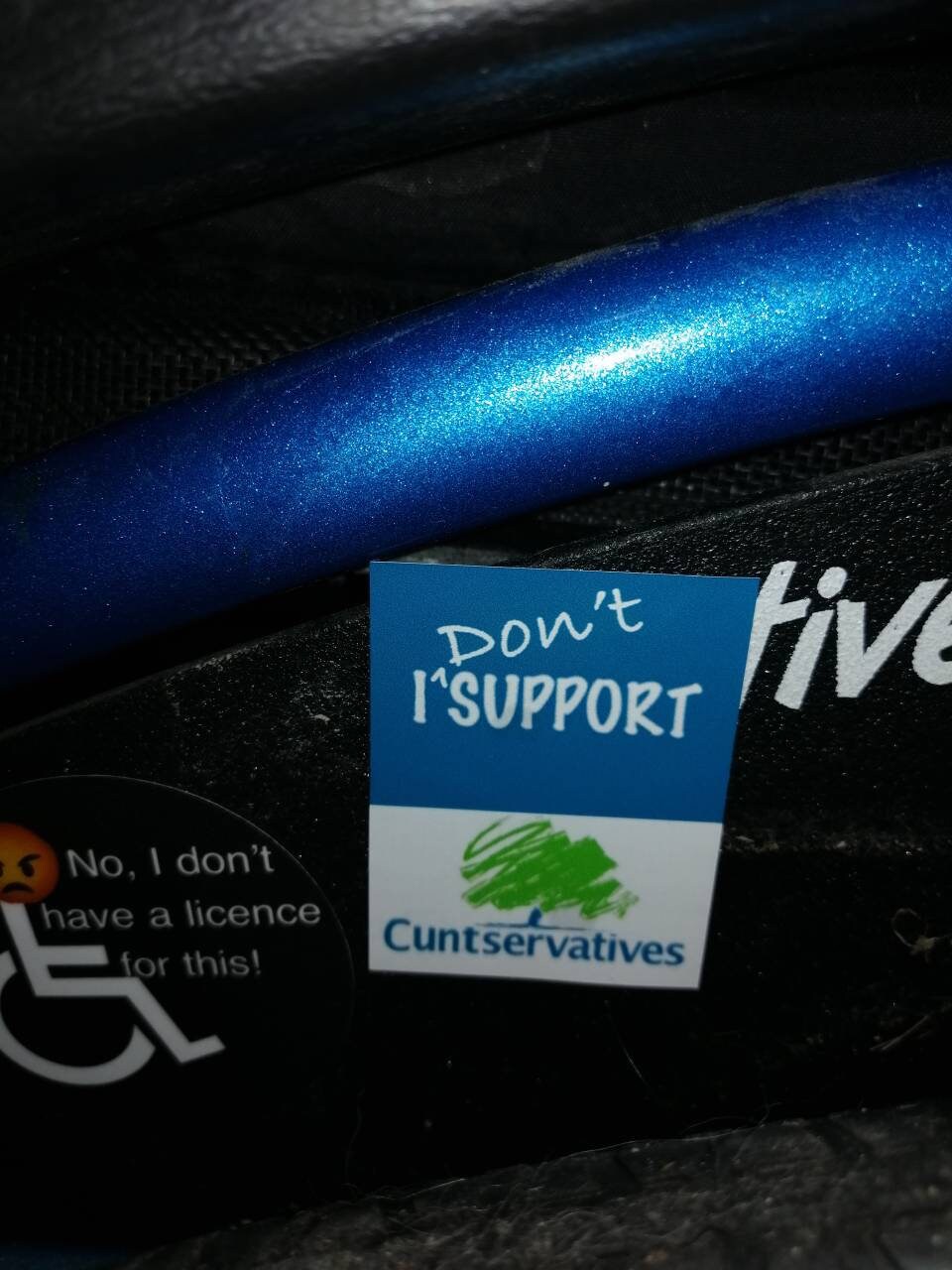 I Don't Support Cntservatives Sticker - Etsy UK