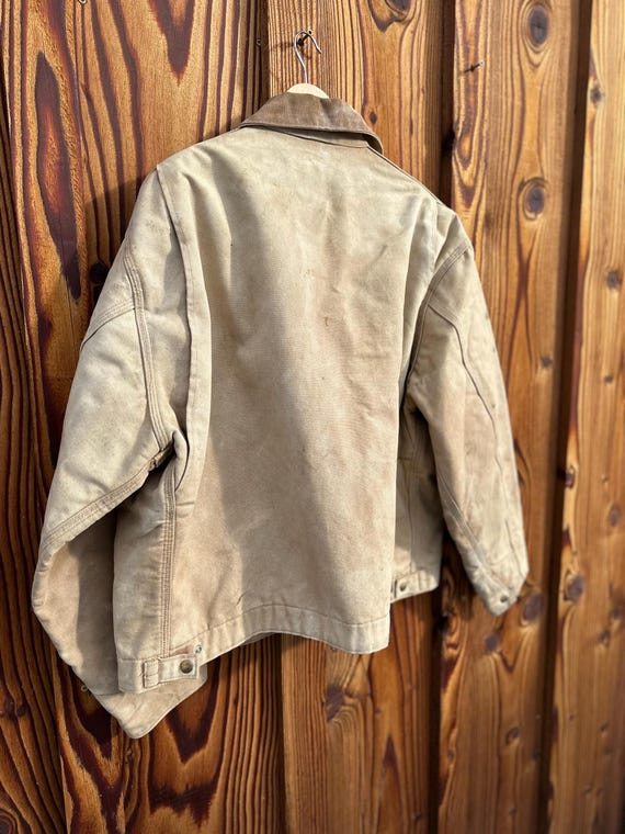 Vintage Carhartt Detroit Jacket Blanket Lined Mens J0… - Gem