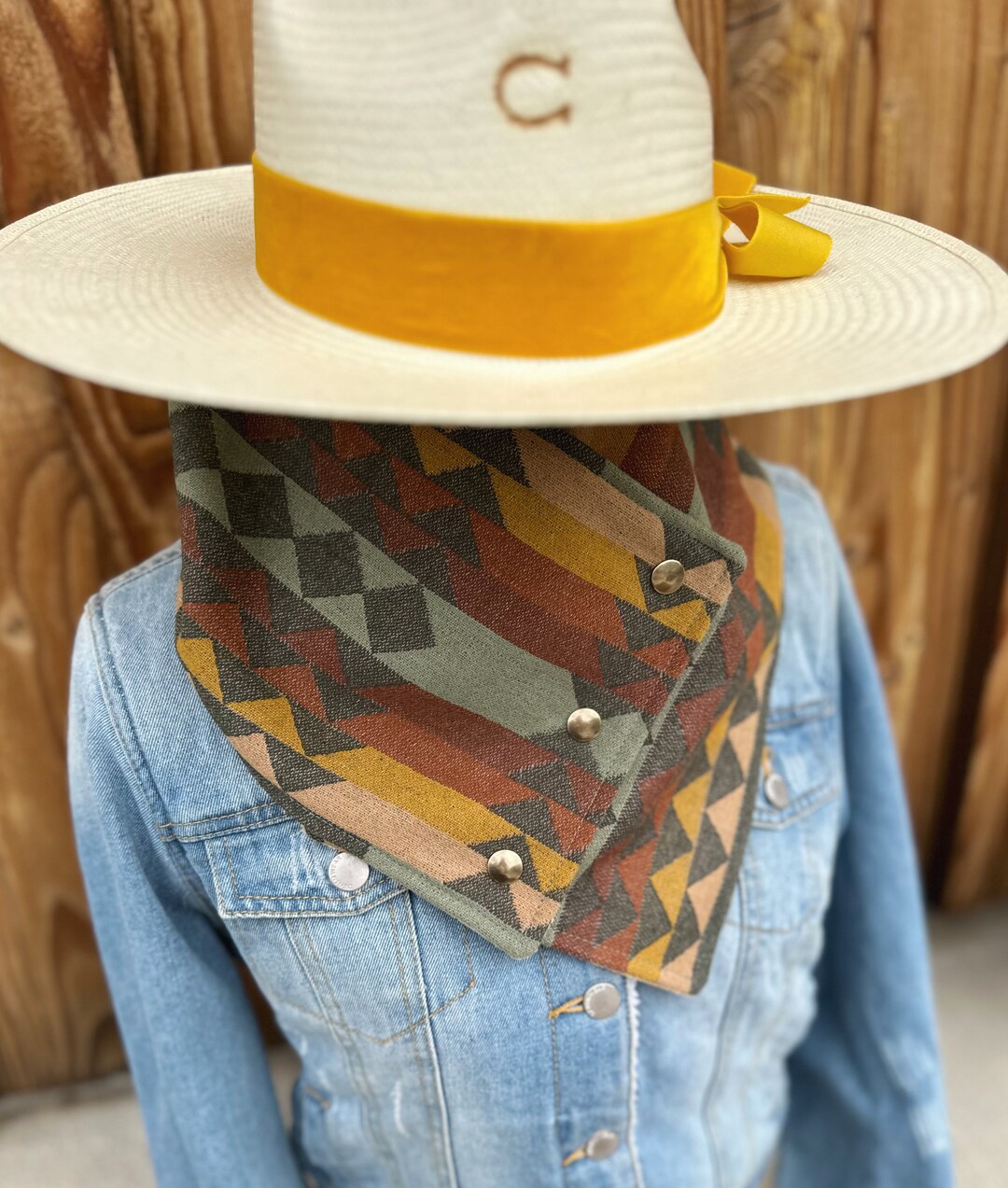 Western Wool Cowl - Etsy