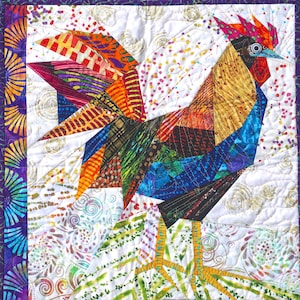 Rooster Quilt - Etsy