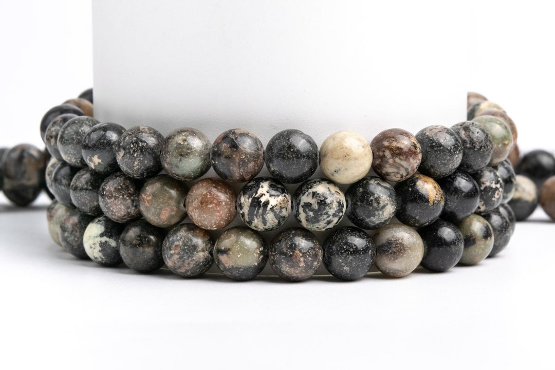 Natural Multicolor Old Ore African Turquoise Gemstone Grade AAA Round ...