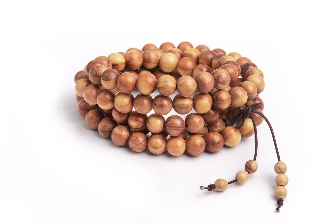 Natural Wood Yellow & Pink Cedar Wood Gemstone Grade Round 10mm Loose ...